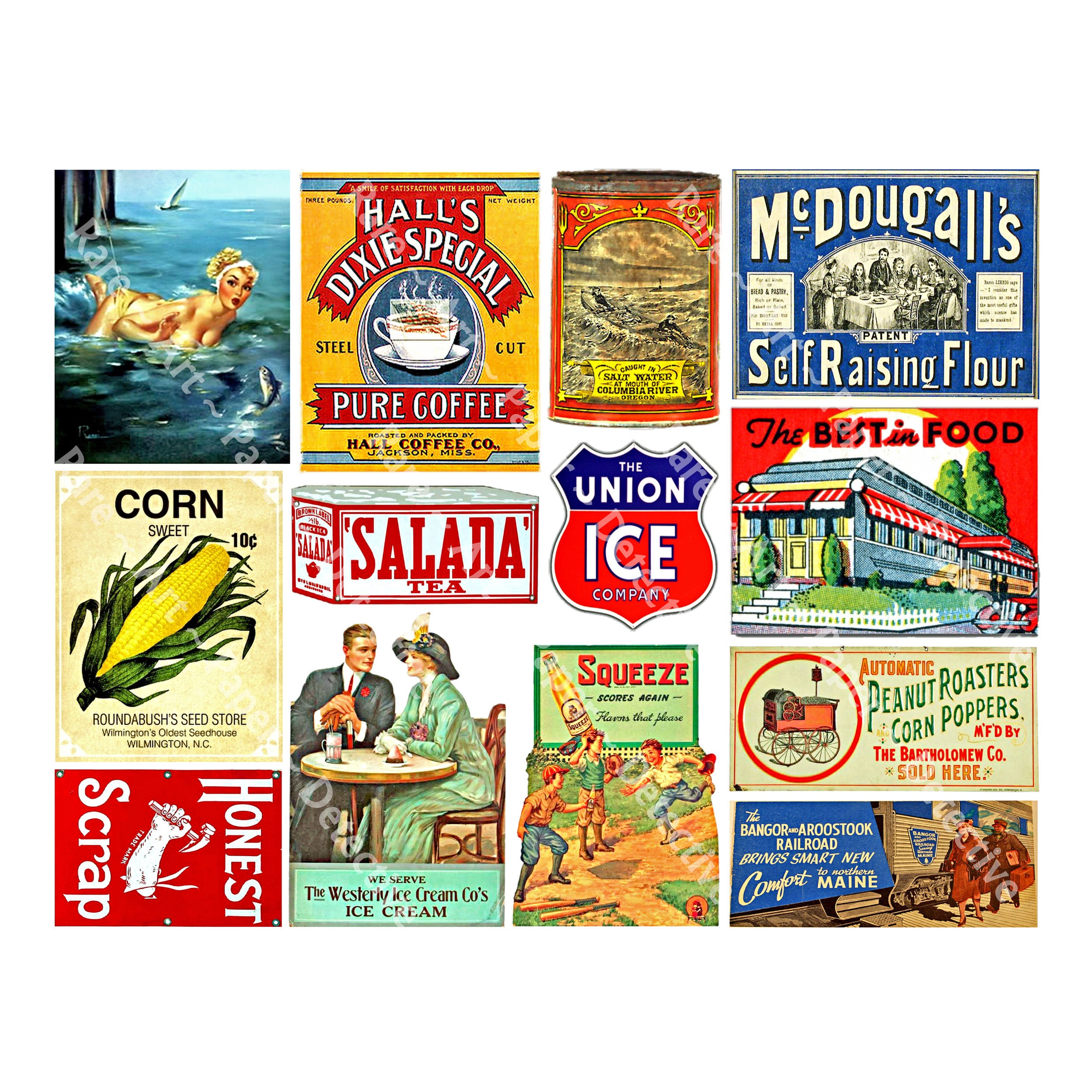 General Store Signs Advertising Sign Illustrations Rustic - Etsy India