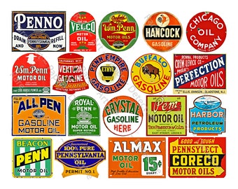 Motor Oil Can Labels - Etsy