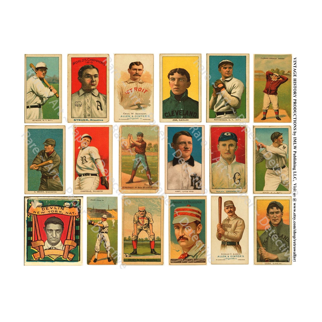 Baseball Cards, Antique Reproductions, Baseball Players, Player Cards ...