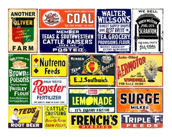 Antique Farm Sign - Etsy