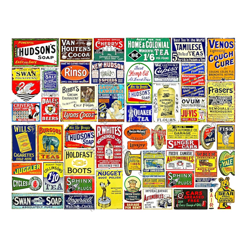 Dollhouse Signs Advertising - Etsy