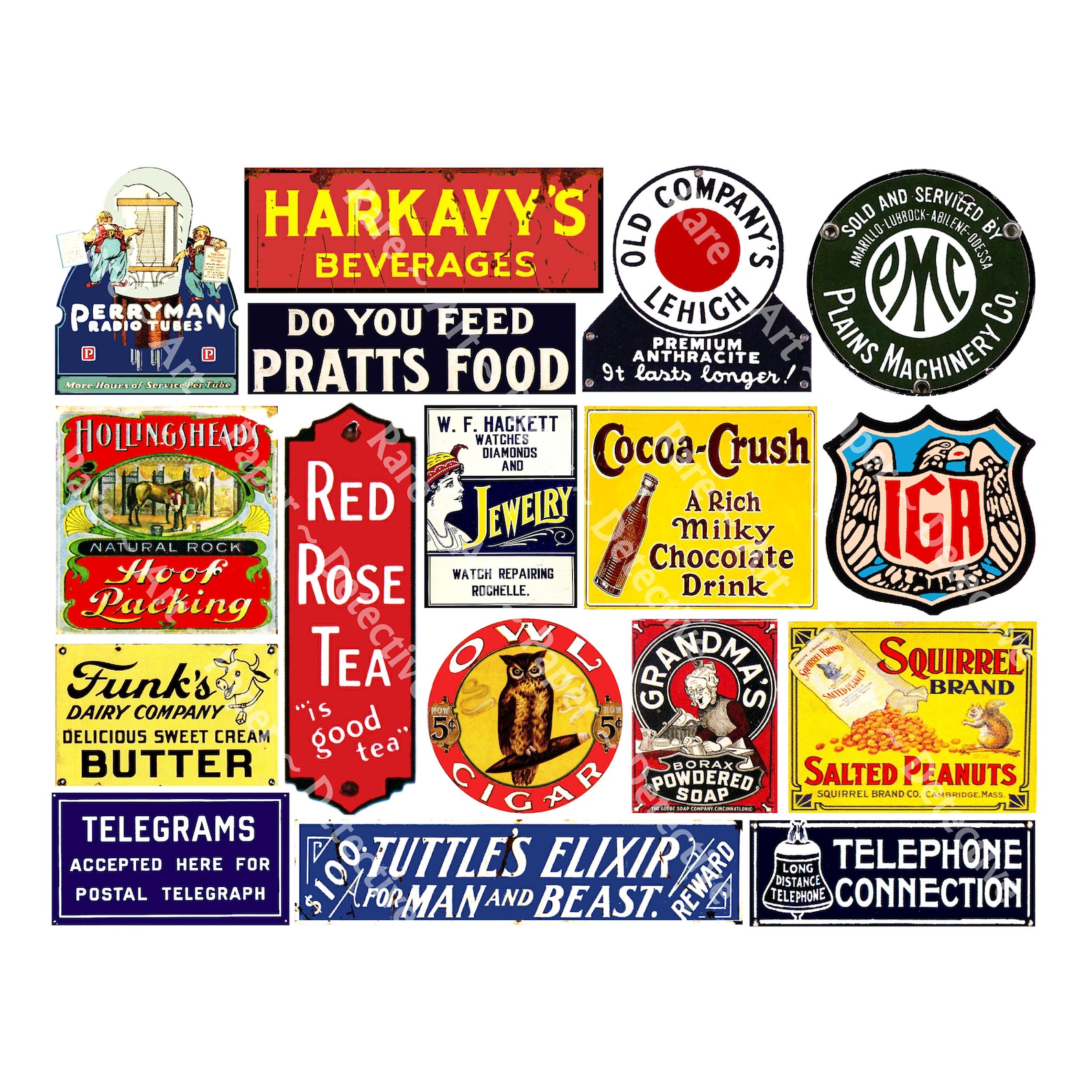 Advertising Signs Digital Graphics Sheet Re-sizable Model - Etsy