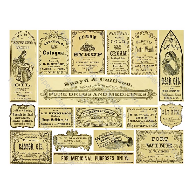 Victorian Bottles - Etsy