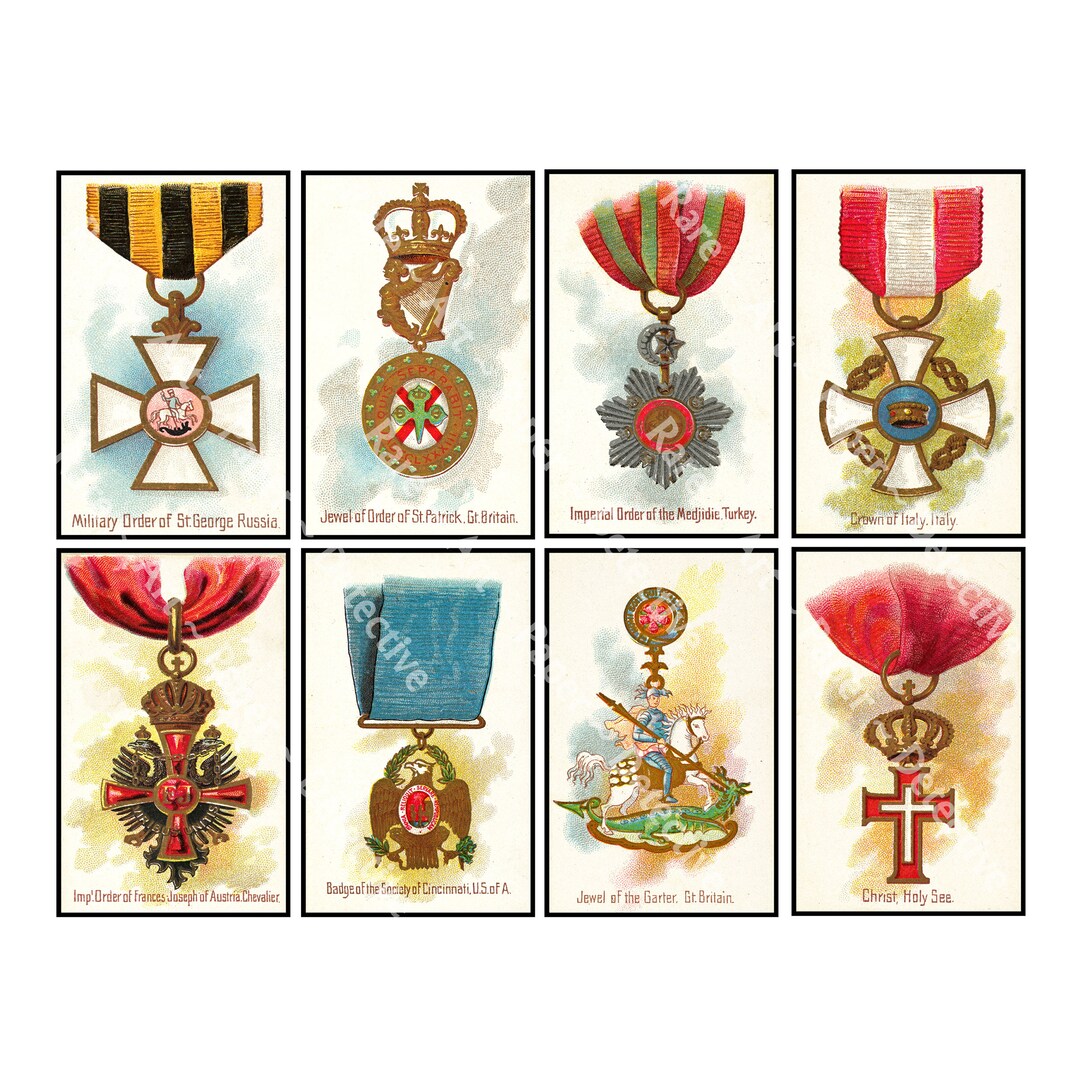 Military Medals & Decorations Civilian and Religious - Etsy