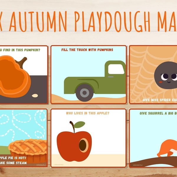 Playdough Mats - Etsy
