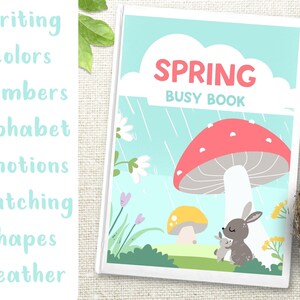 Spring Busy Book, Quiet Book, Preschool Activities, Toddler Learning ...