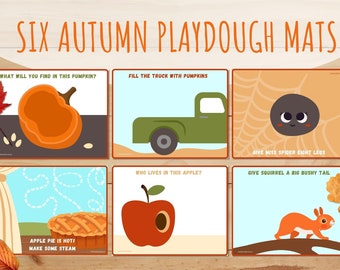 Playdough Activity Mats - Etsy