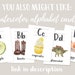 Watercolor Alphabet Cards - WINTER THEMED - Etsy