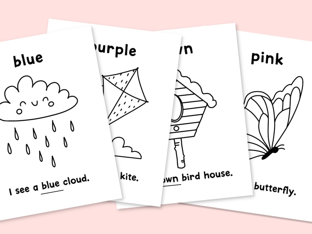 Spring Color Packet, Full Pg and Quarter Page, Emergent Reading and ...