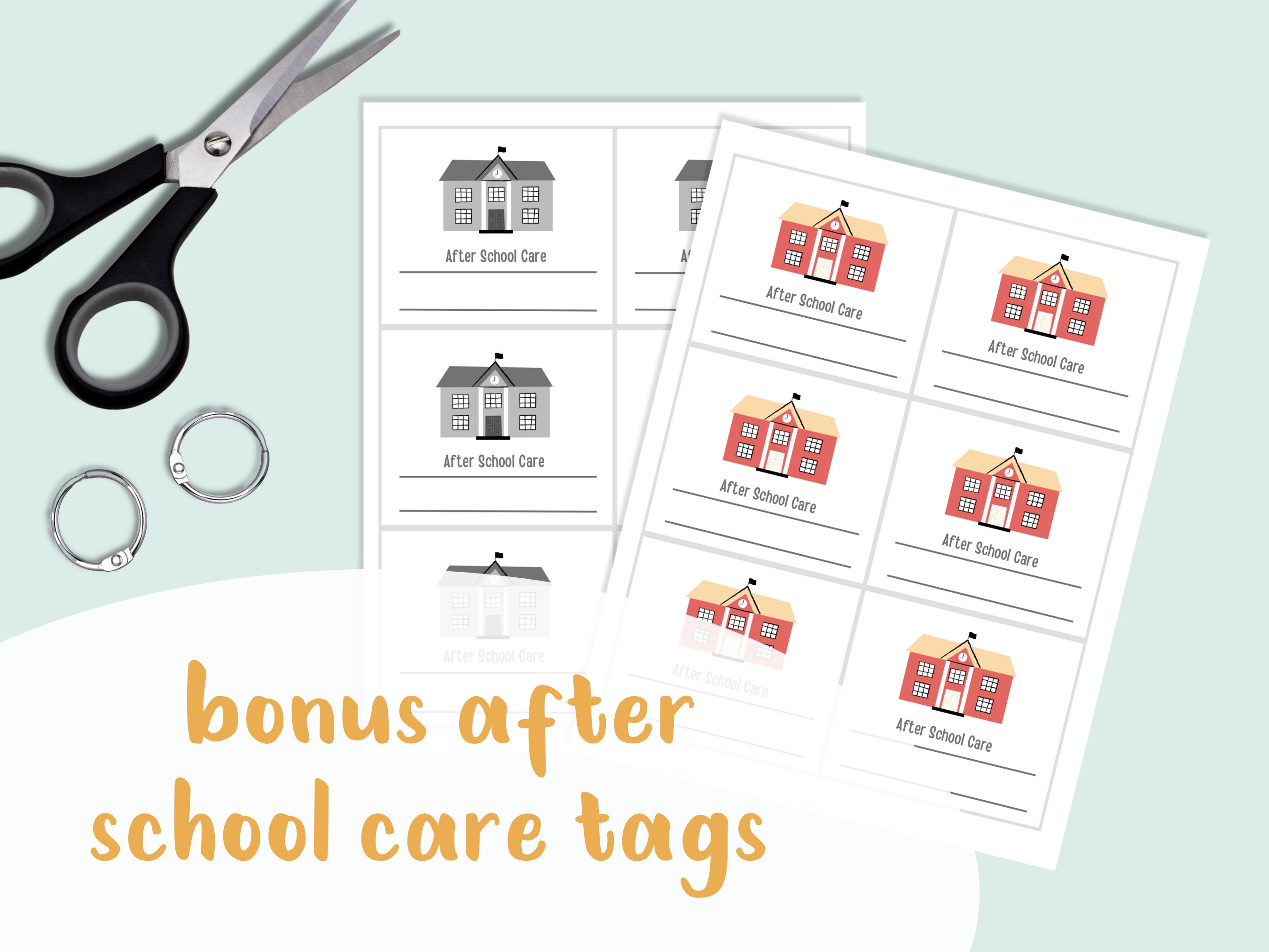 Backpack Tags, Transportation Tags for Elementary School, Class Set - Etsy