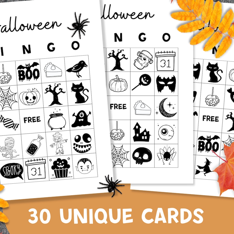 Halloween Bingo - Etsy