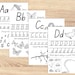 Black and White Sensory Cards, Alphabet Matching, High Contrast, Infant ...