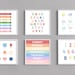 Set of Six Educational Prints, Shapes, Colors, Days of the Week ...