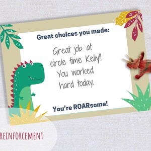 Dinosaur Reward Chart - Etsy