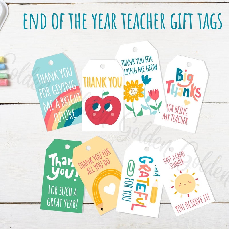 Teacher Gift Tags - 60+ Gift Ideas for 2025