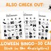 Halloween I Spy Counting Game, Set of Six, Party Game, Digital Download ...