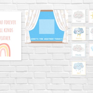 Weather Chart, Classroom Weather Cards - Etsy