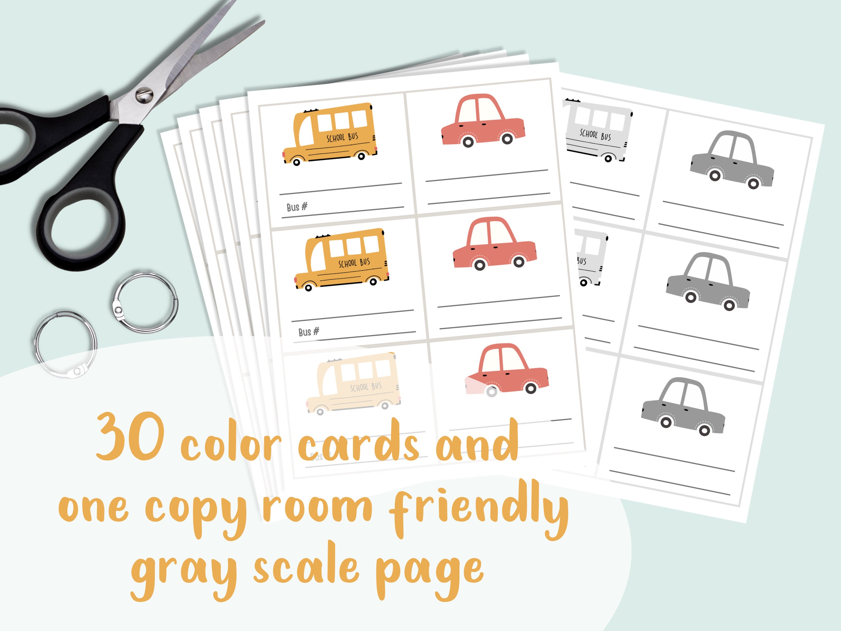 Backpack Tags, Transportation Tags for Elementary School, Class Set - Etsy