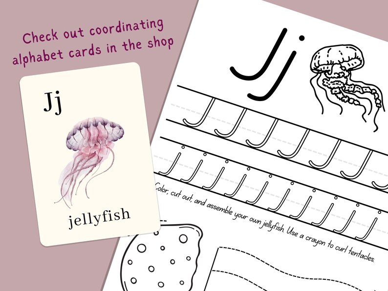 Nature Themed Alphabet Tracing and Activity Sheets - Etsy