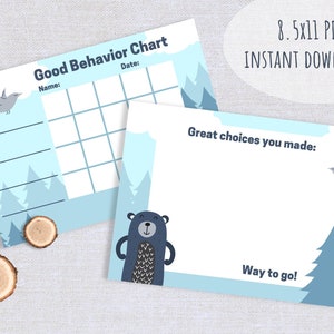 Forest Reward Chart - Etsy