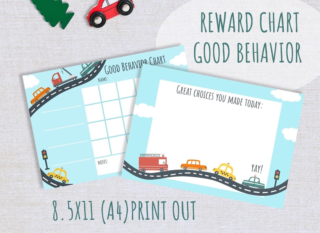 Traffic Reward Chart - Etsy