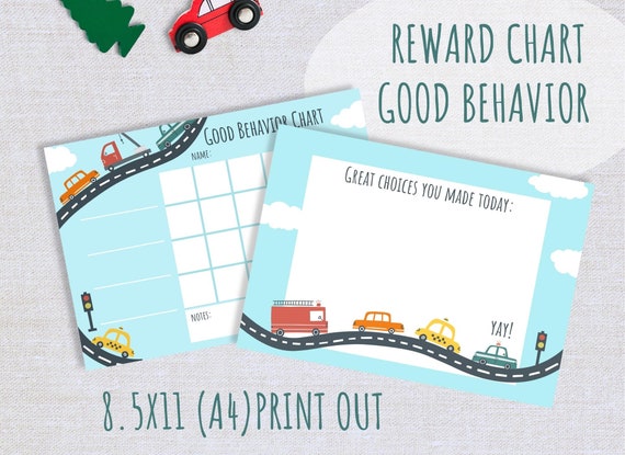 Traffic Reward Chart - Etsy