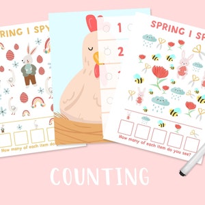 Spring Busy Book, Quiet Book, Preschool Activities, Toddler Learning ...