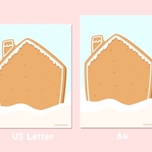 Gingerbread House Craft, Build an Adorable Gingerbread House - Etsy