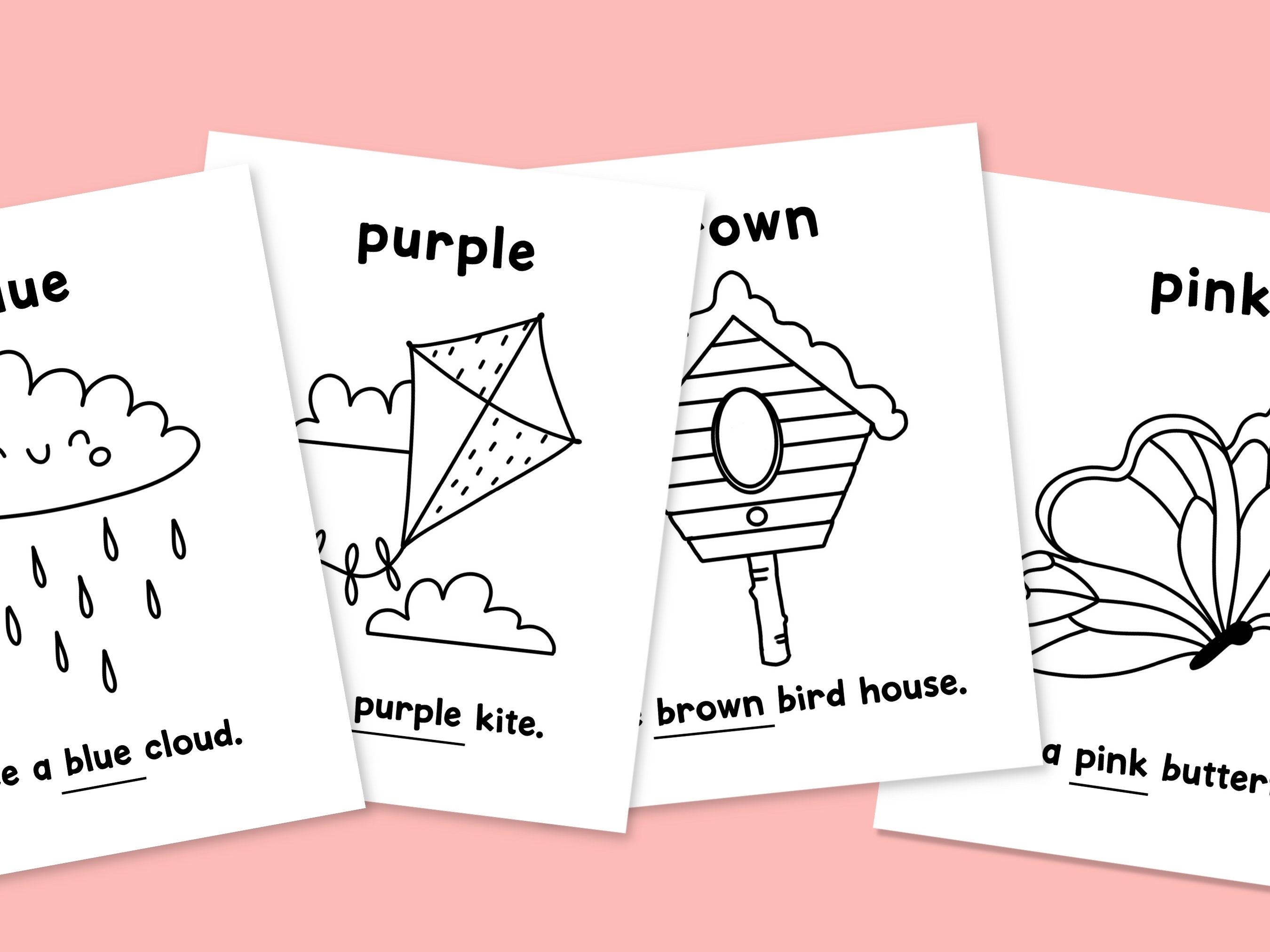 Spring Color Packet Full Pg and Quarter Page Emergent - Etsy