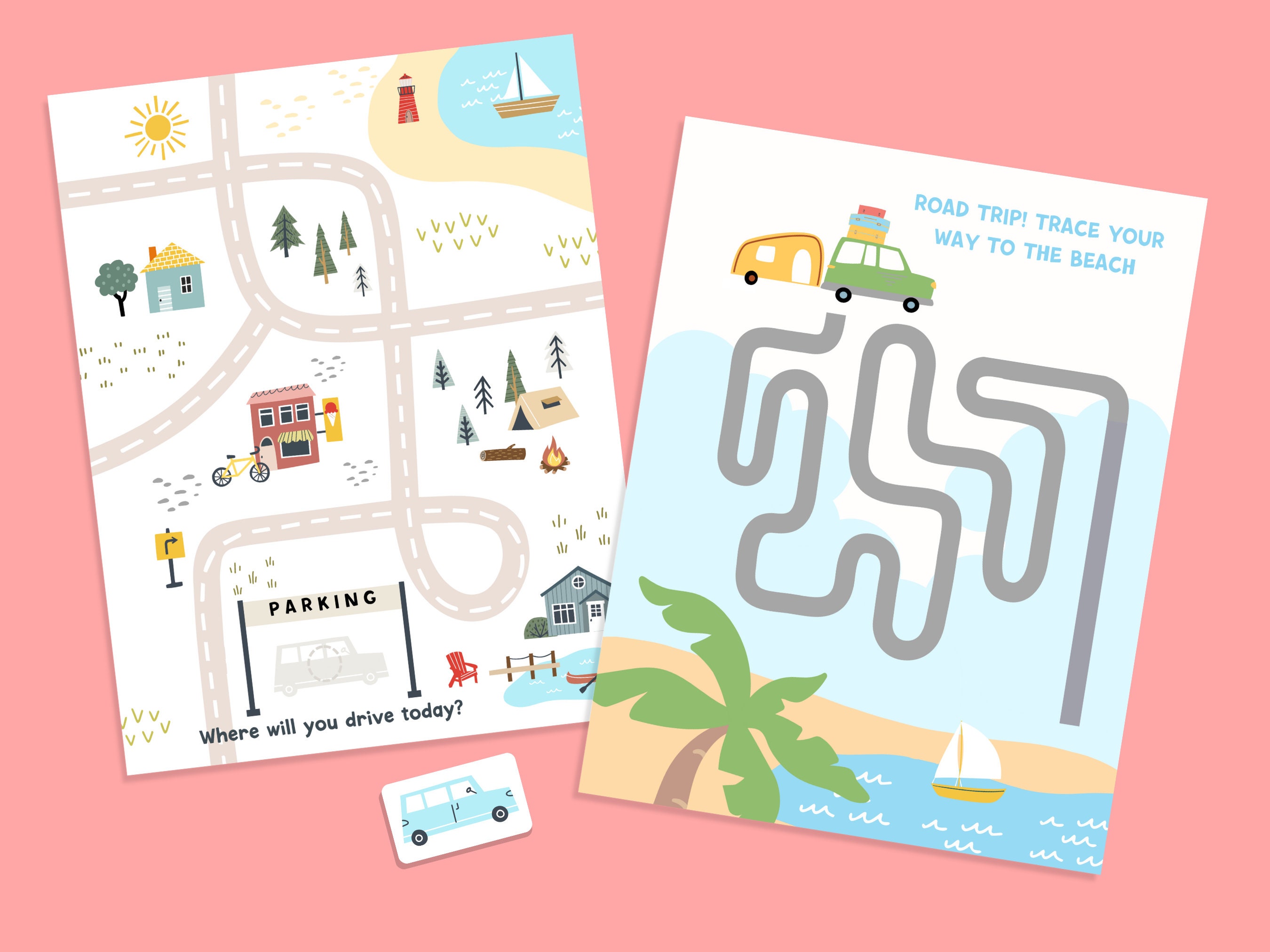 Summer Busy Book Summer Learning Preschool Activities - Etsy