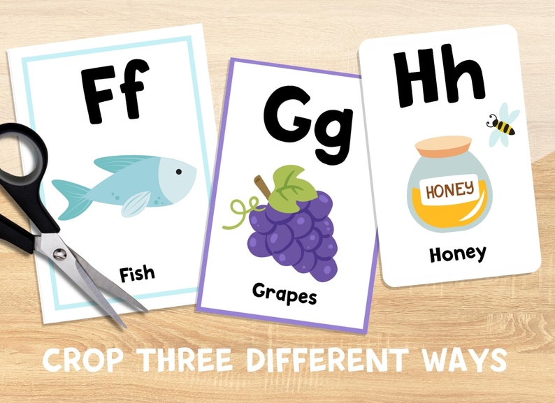 Rainbow Alphabet Cards 4x5, ABC Flashcards - Etsy