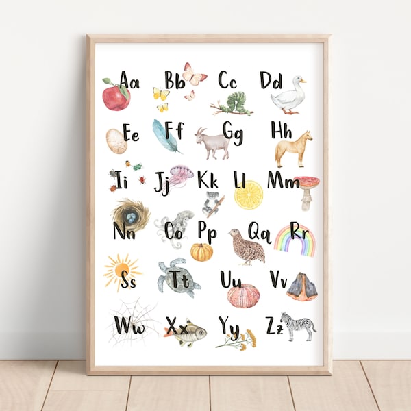 Montessori Alphabet - Etsy