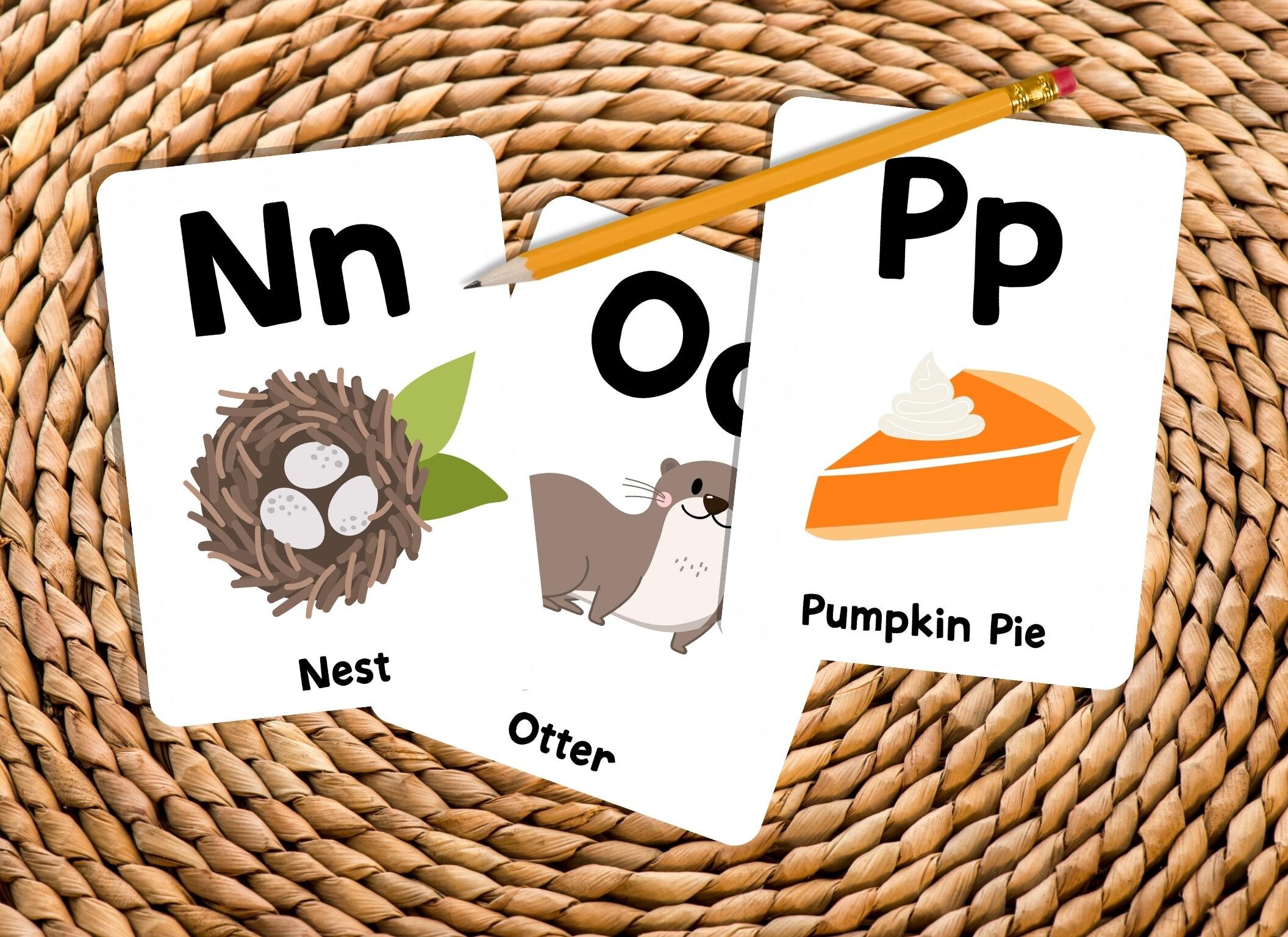 Rainbow Alphabet Cards 4x5, ABC Flashcards - Etsy