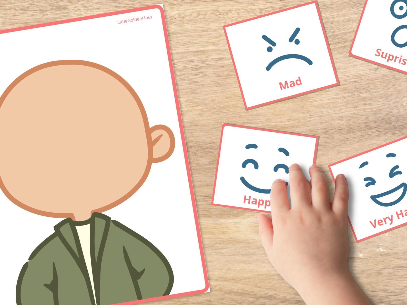 Six Emotions Play Dough Mats, Multicultural, Spanish Included - Etsy