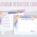 Rainbow Reward Chart - Etsy