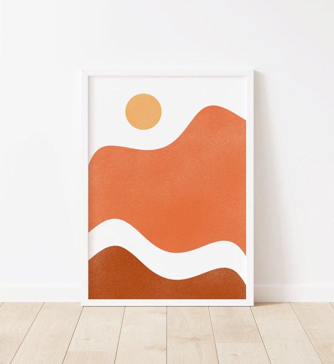 Abstract Desert Poster Mid-century Art Abstract Landscape - Etsy