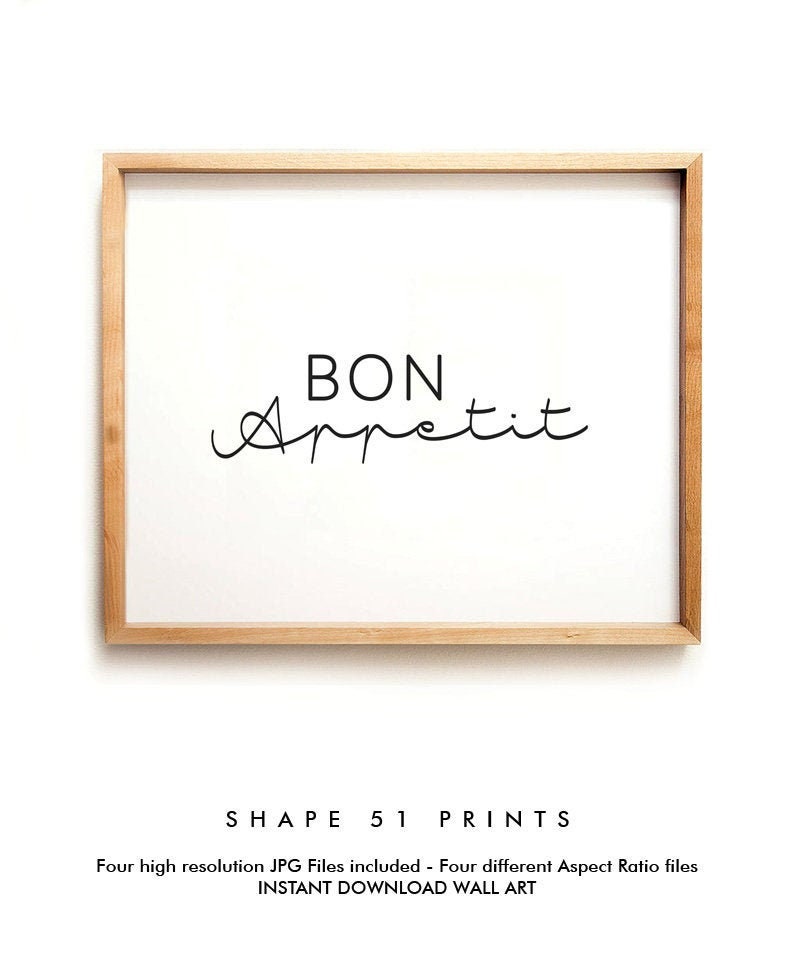 BON APPETIT SIGN Bar Decor Food Sign Food Bar Food Gift - Etsy UK