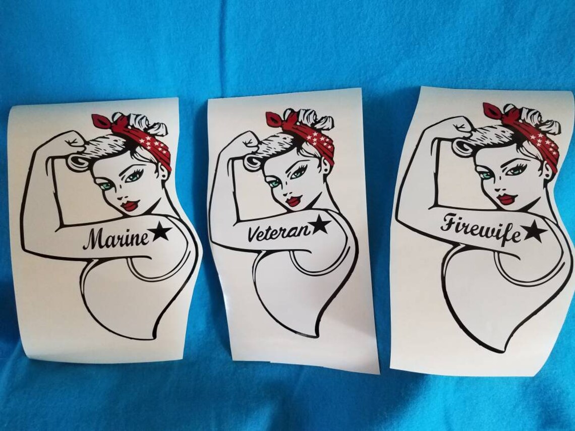 Strong Woman Decal - Etsy