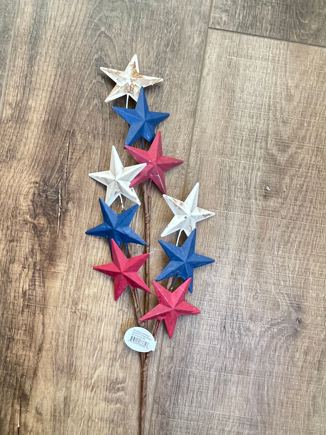 Red White Blue Metal Star Picks Patriotic Star Pick - Etsy