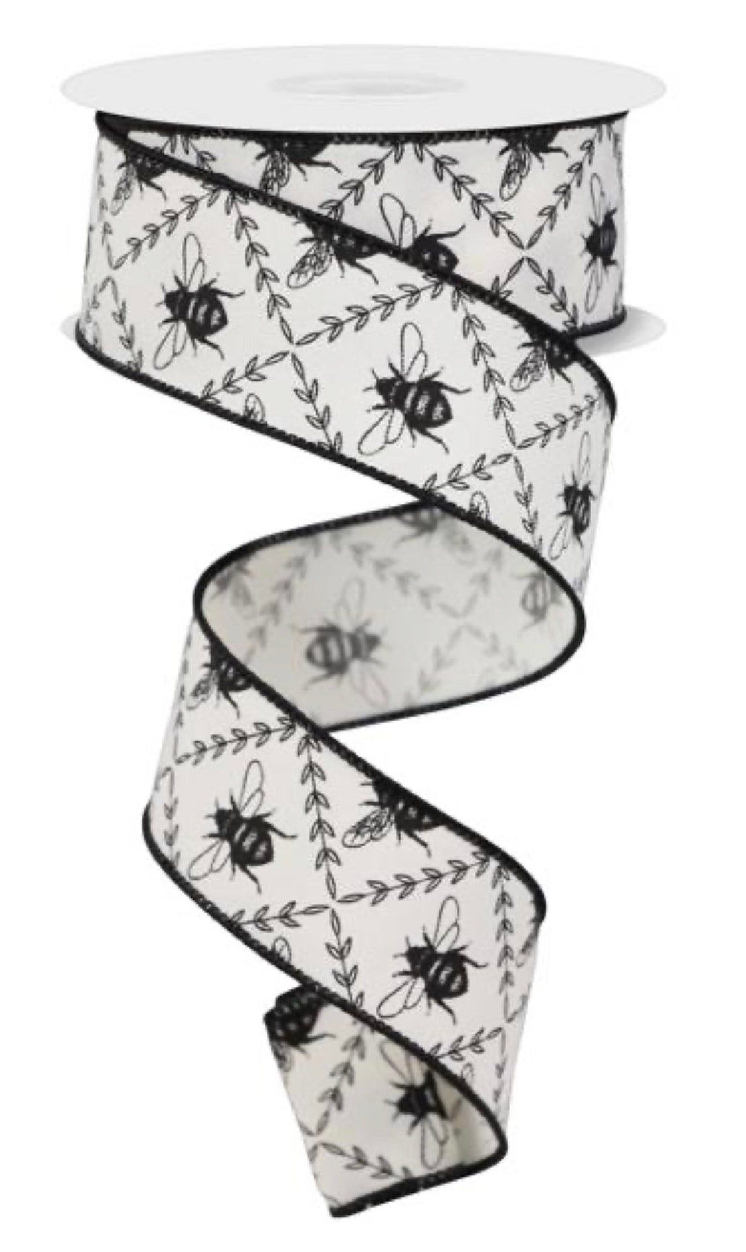 Bee Ribbon, 10 YARDS, Spring Ribbon, Summer Ribbon, Fruit Ribbon ...