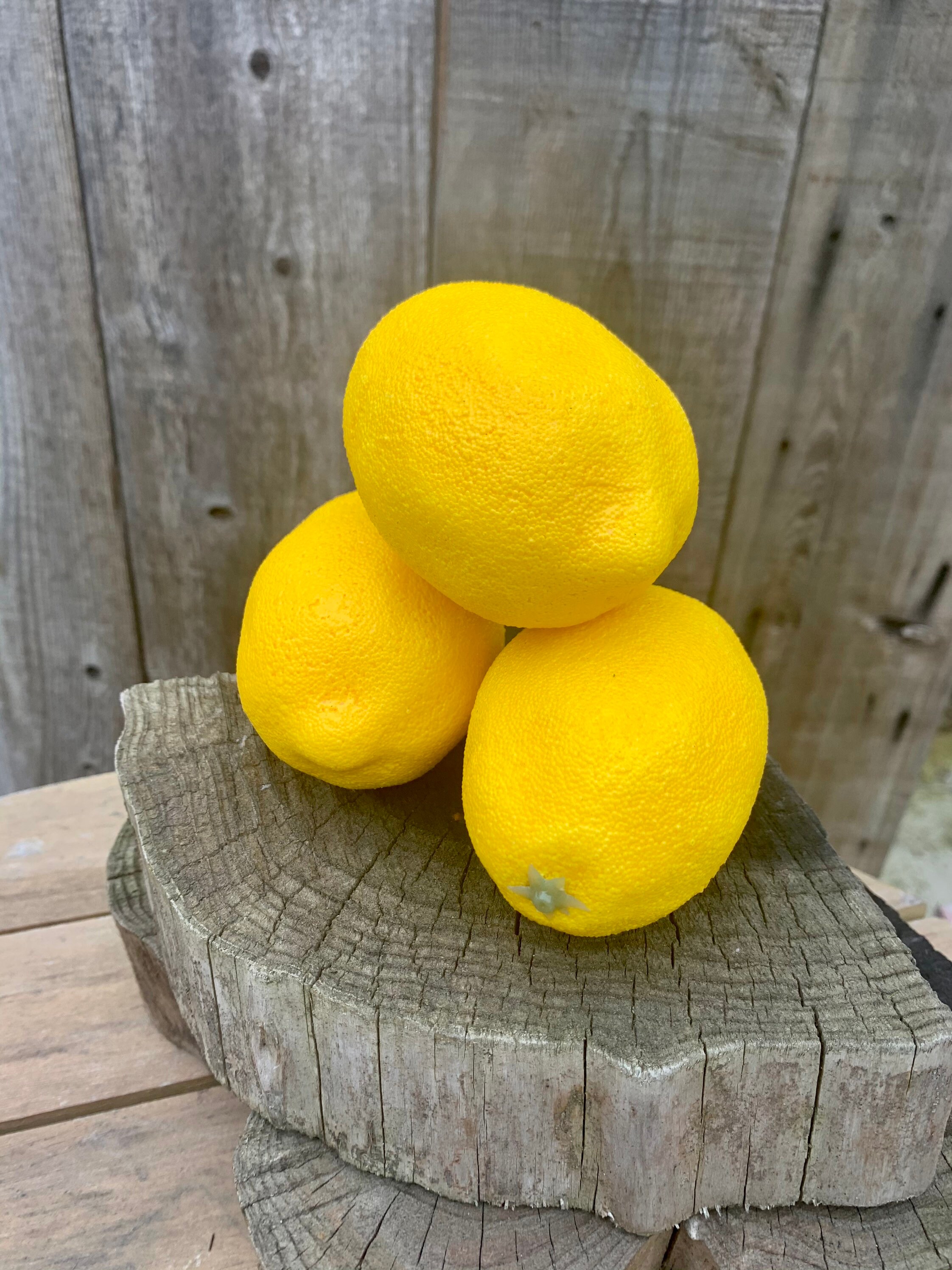 Fake Lemons Fake Food Lemon Decor Decor Photo Prop Tiered - Etsy