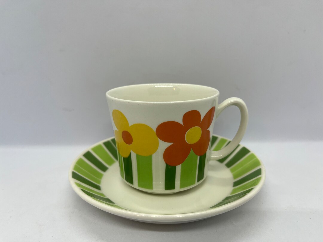 Figgjo Anne Marie Coffe Cup Duo Set, RARE Kirsten Selmer Swedish ...