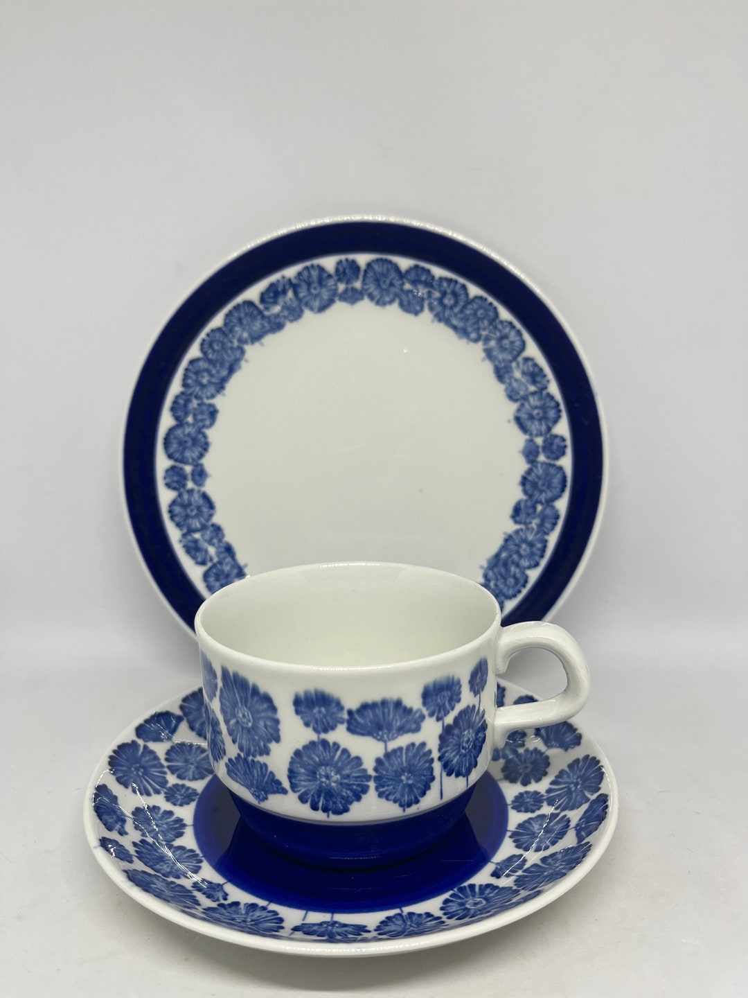 Rorstrand Karolina Coffe Trio Sets MINT, EXTREMELY Rare Sereris ...