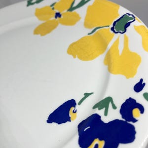 Figgjo Plates, Set of 7 VERY RARE Figgjo Floral Design LARGE Diner ...