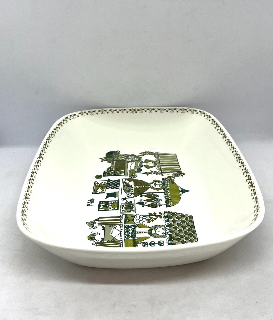 Figgjo Market Dish, Large MINT Condition Large Oval Deep Serving Dish ...