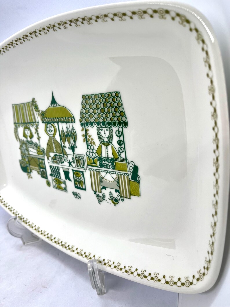 Figgjo Market Dish, MINT Condition Large Serving Dish, Market is ...