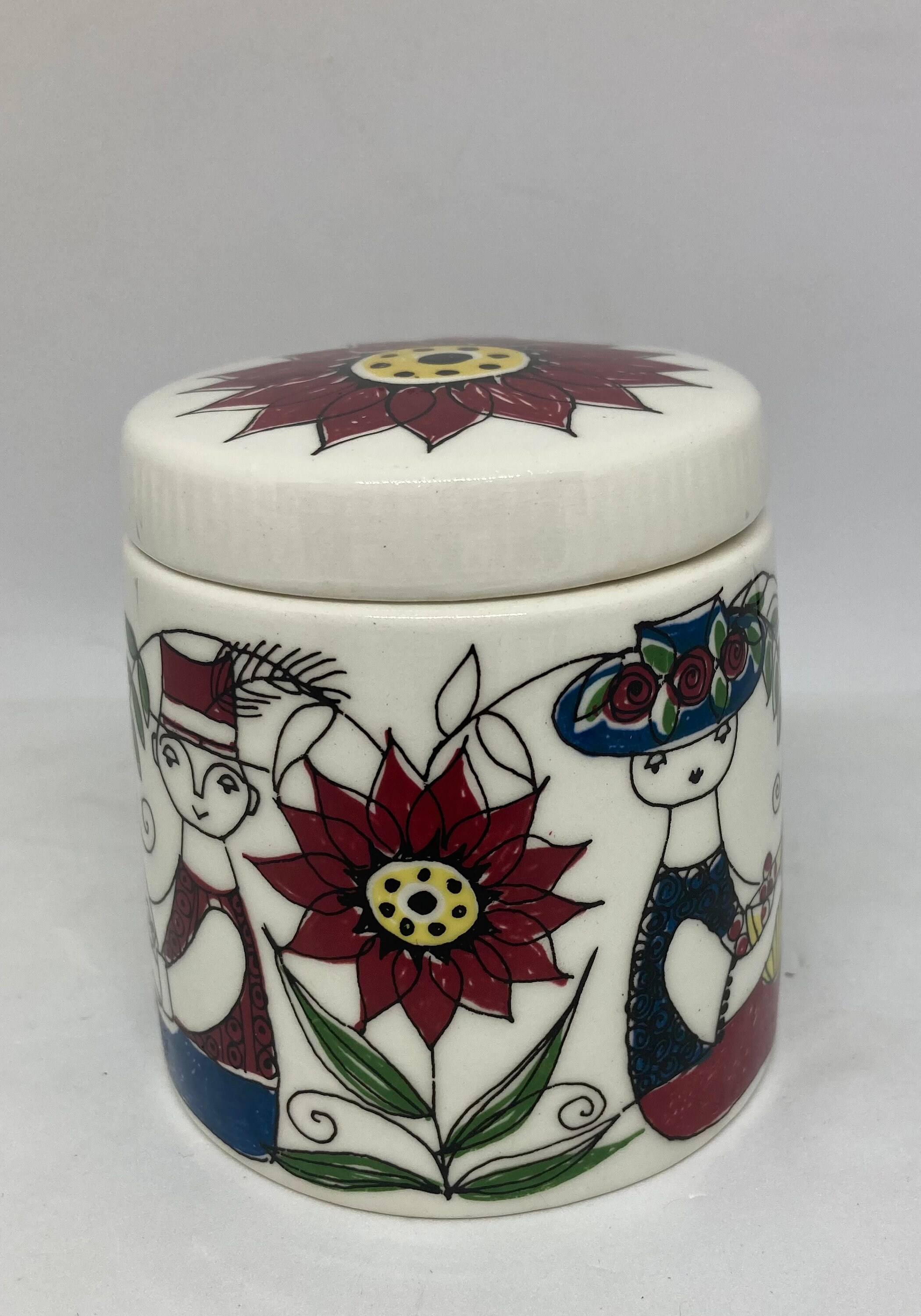 Figgjo Mons and Mille Rare Bon Bonnier/ Jam-sugar Jar Turi - Etsy
