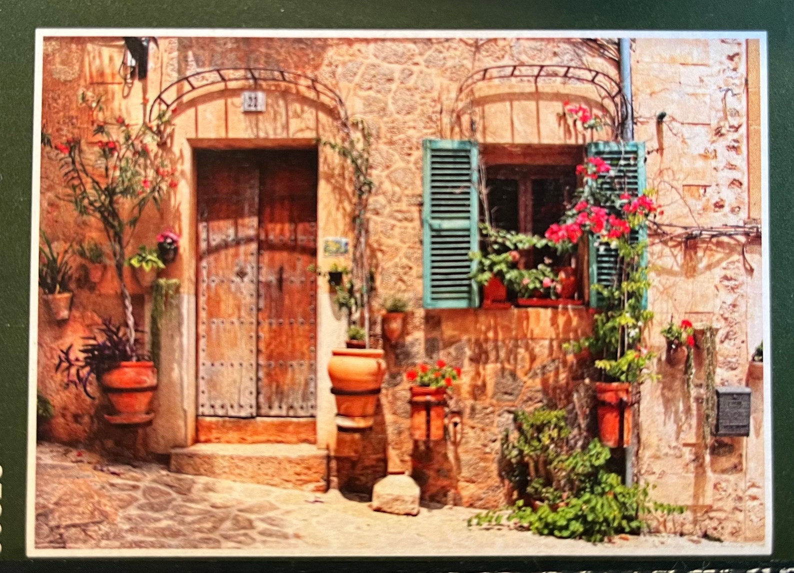 Wall Mural Italian Romantic Street Scenery Wallpaper, Un Used Original ...