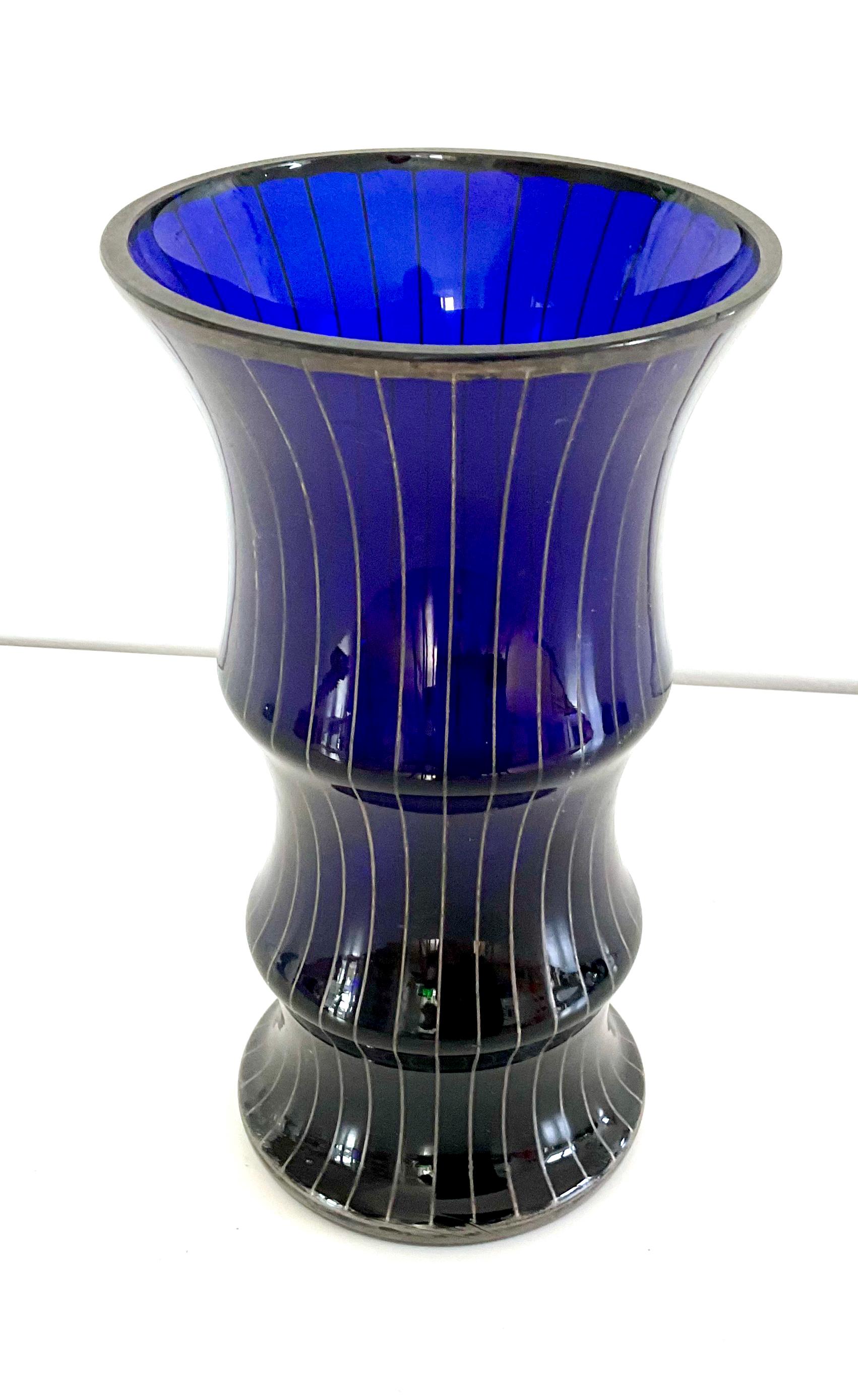 Antique Glass Vase, Josef Hoffmann for Johann Oertel and Co Glass ...
