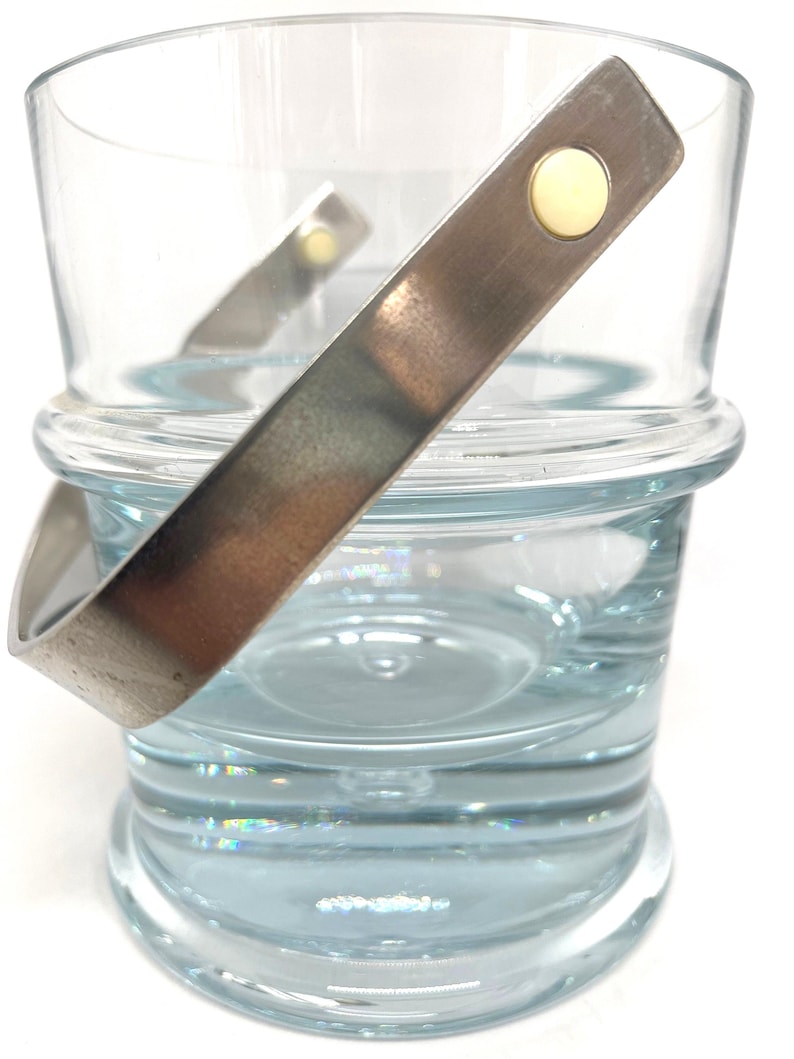 Holmegaard Ice Bucket, Regiment Series, Large MINT Blown Light Blue ...